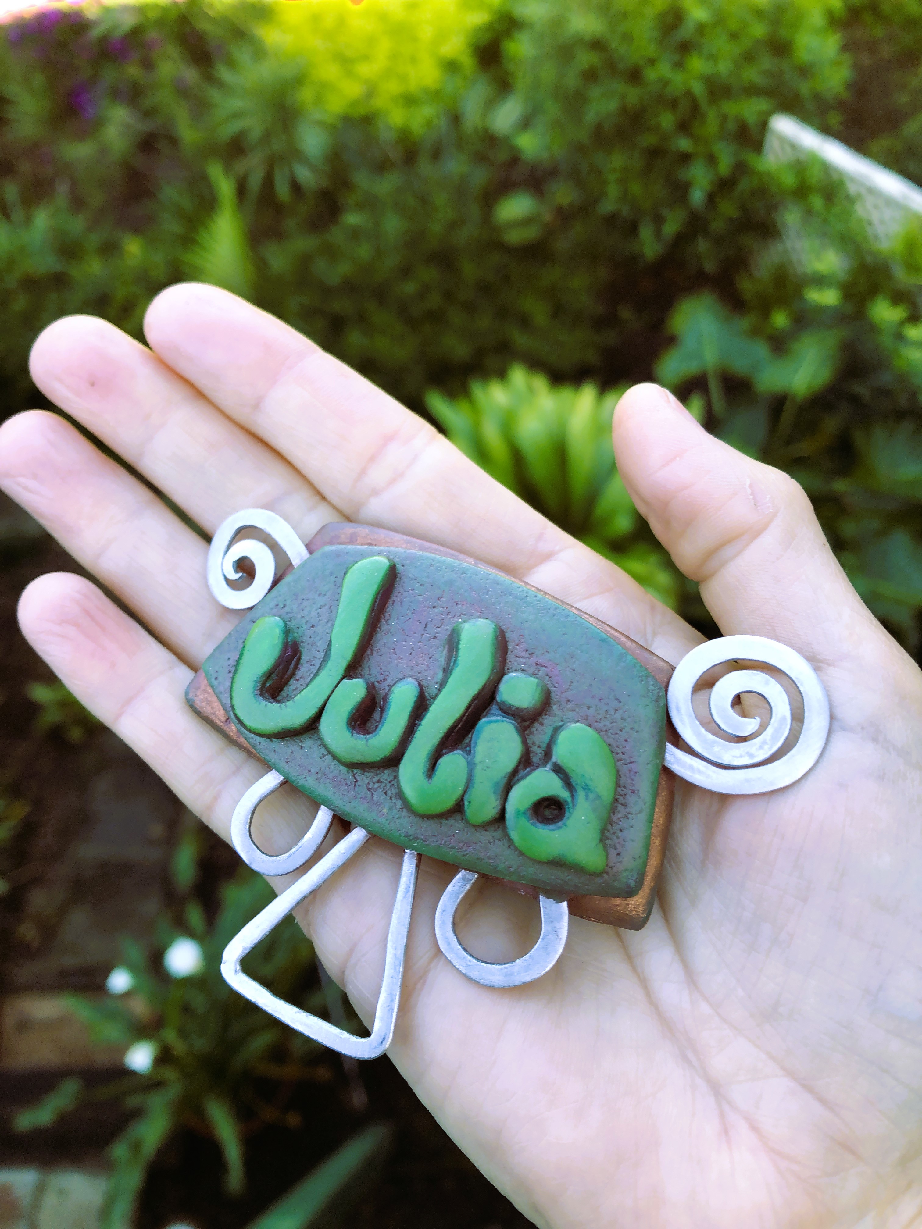 Creating a Unique Name Badge from Polymer Clay – Julique by Design